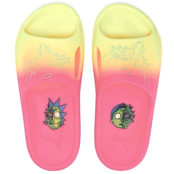 Puma | Shoes | Puma Lamelo Ball Mb2 Rick Morty Slides | Poshmark